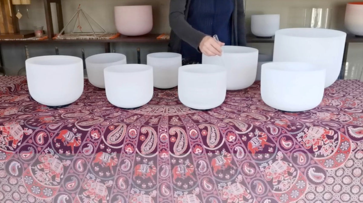 C Major Chakra Set Crystal Singing Bowls – The Sound Journey Store ...