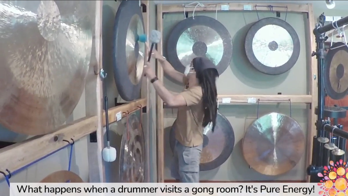 One Professional Drummer, Canada's Largest Gong Room = Pure Energy ...